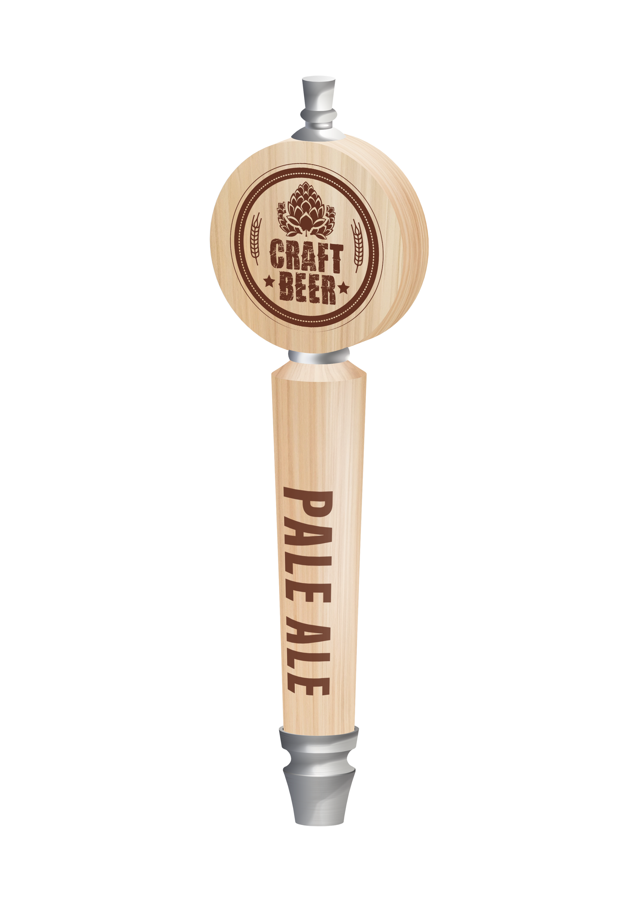 Branded Round Conical Tap Beer Handles — Beverage Time