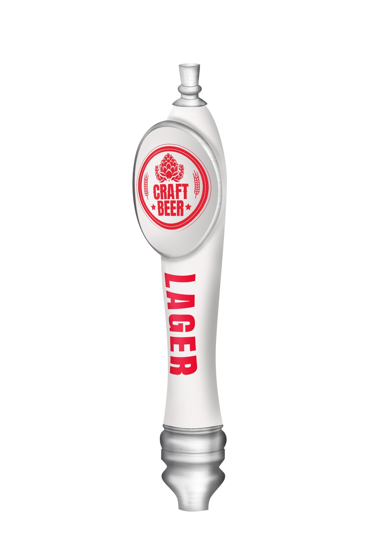 Branded Large Pub with Shield Tap Beer Handles — Beverage Time