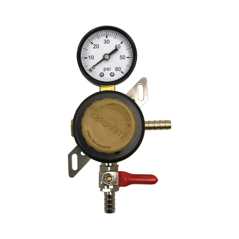 Taprite 60lb Secondary Regulator with Barbed Shut-Off — Beverage Time